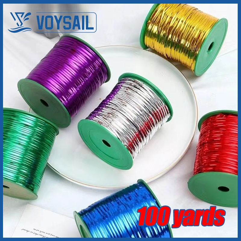 100 Yards/Roll Metal Distorted Diy Baking Gift Packaging Gift Box Metal ...