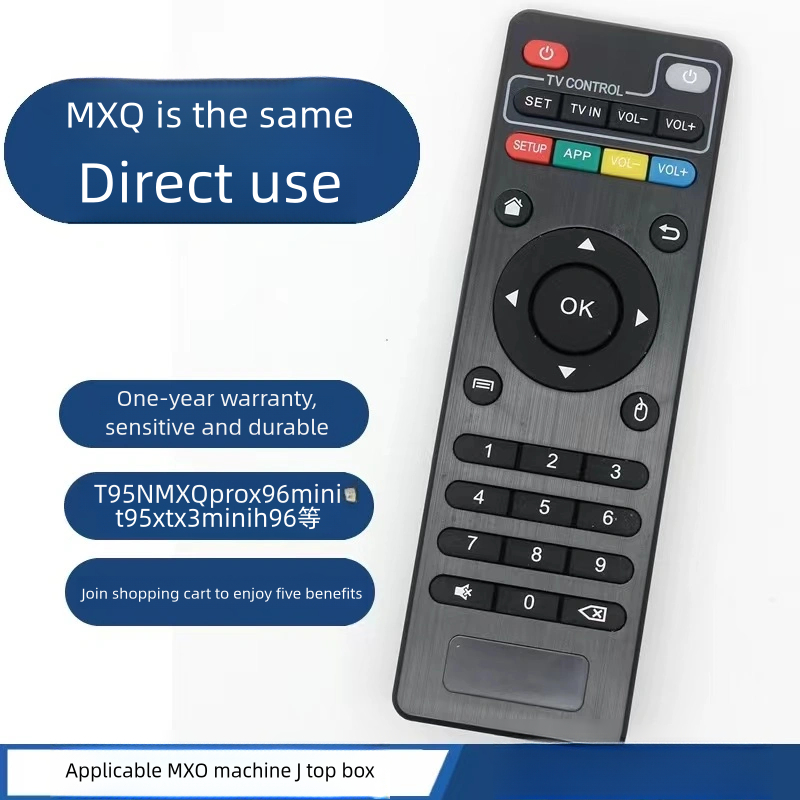 MXQ PRO 4K Android Smart Ultra HD TV box Universal replacement remote ...