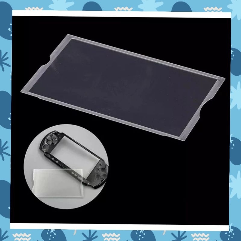 PSP 2000 / 3000 - TRANSPARENT FACEPLATE SCREEN FRONT LENS COVER ...