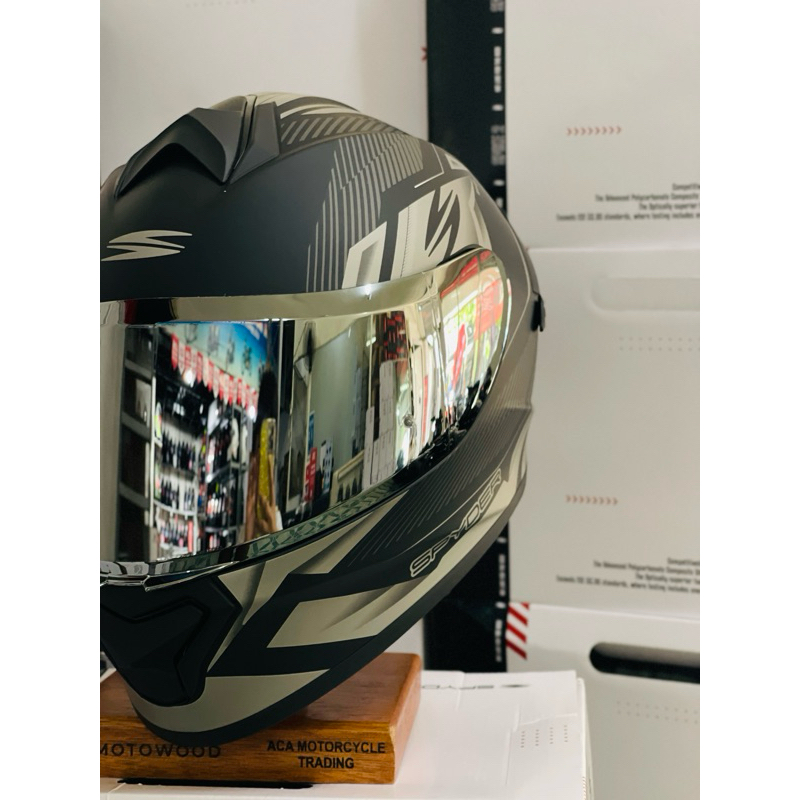 SPYDER SPIKE 2.0 Full Face Single Visor Helmet w/ FREE CLEAR VISOR ...