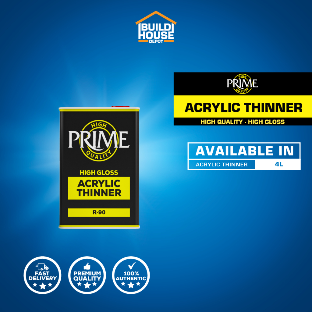 PRIME High Gloss Acrylic Thinner - 4L | Shopee Philippines