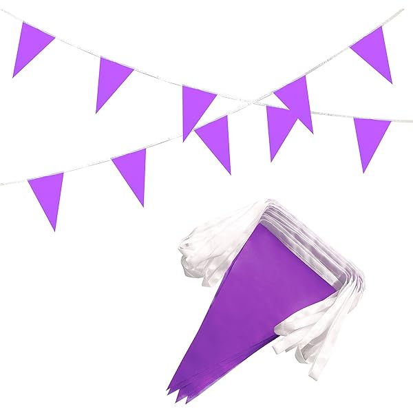 Agar.Shop 10Meters Plastic Party Flag Banderitas Fiesta Deco Colorful ...