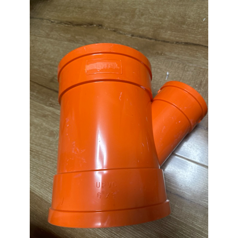Pvc pipe sanitary Wye 6x6 6x4 6x3 6x2 orange fitting | Shopee Philippines