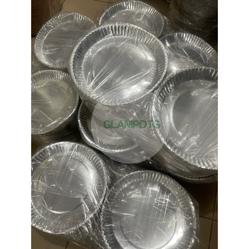 100pcs SILVER PAPER PLATE 9” 25’s per pack | Shopee Philippines