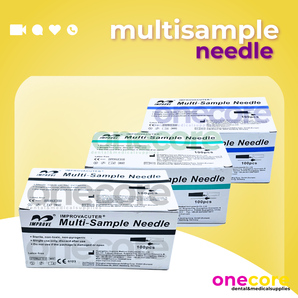 Multisample Needle ETS Needle (IMPROVE)100% Original Sold Per Box ...