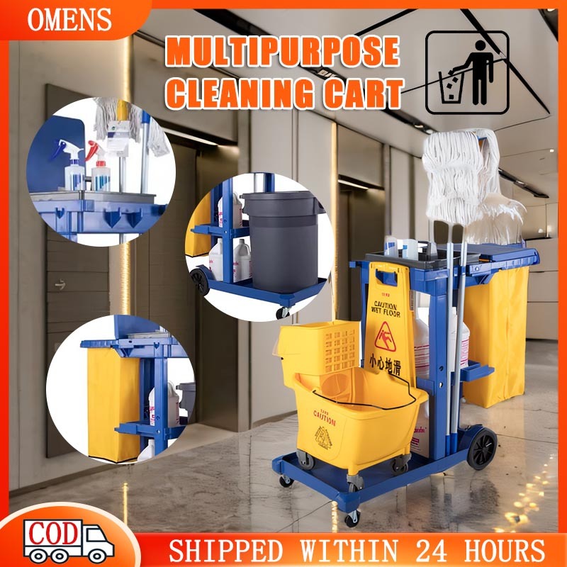 Cleaning Cart Multi-Purpose Sundry Cleaning Trolley Property Cleaning ...
