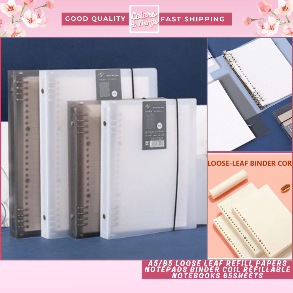 A5/B5/A4 Loose Leaf Metal Clip Binder Notebook Versatile, Customizable ...