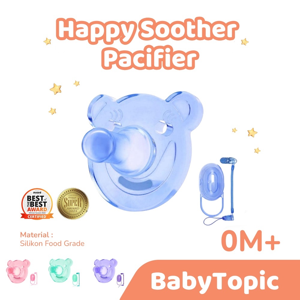 Soothie Colorful Pacifier Baby Pacifier Silicone Nipple Feeding ...