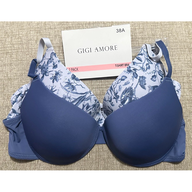 Brand New Auth Gigi Amore 2P Padded Push-Up T-Shirt Bra | Shopee Philippines