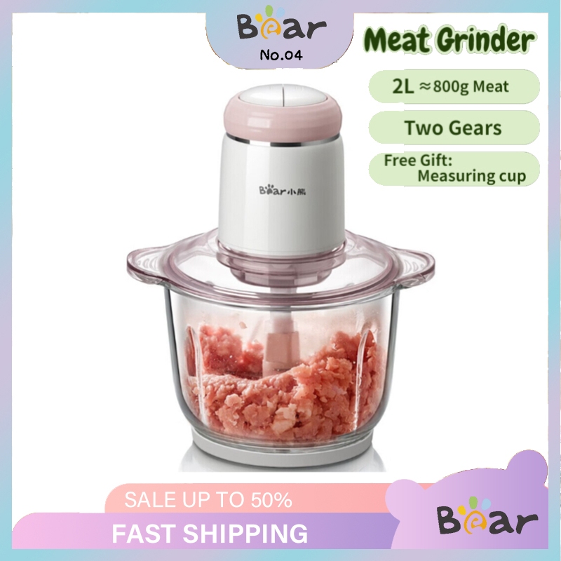 Bear Blender Chopper Electric Food Processor Electric Chopper 3 In 1 ...