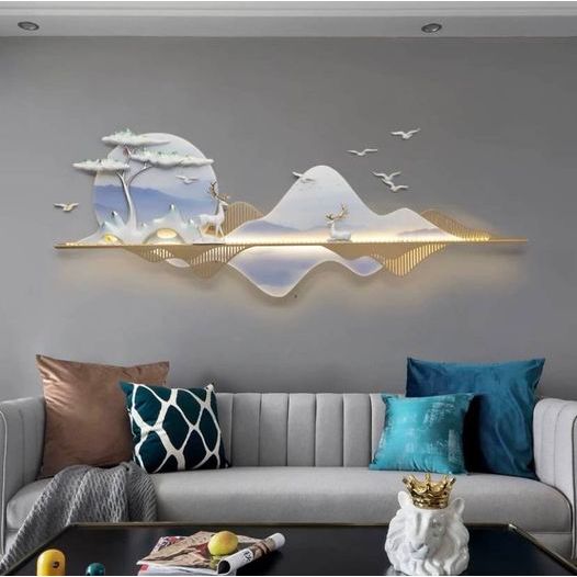 3D Nature With LED Big Wall Decor Wall Art | Shopee Philippines