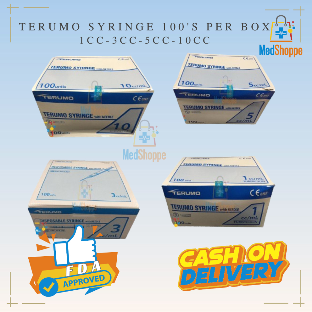 Terumo syringe 100's per box | Shopee Philippines