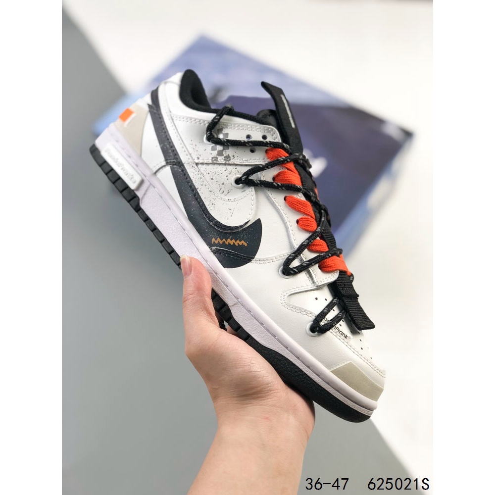 Nike SB Dunk Low black/white double hook sneakers for men | Shopee ...