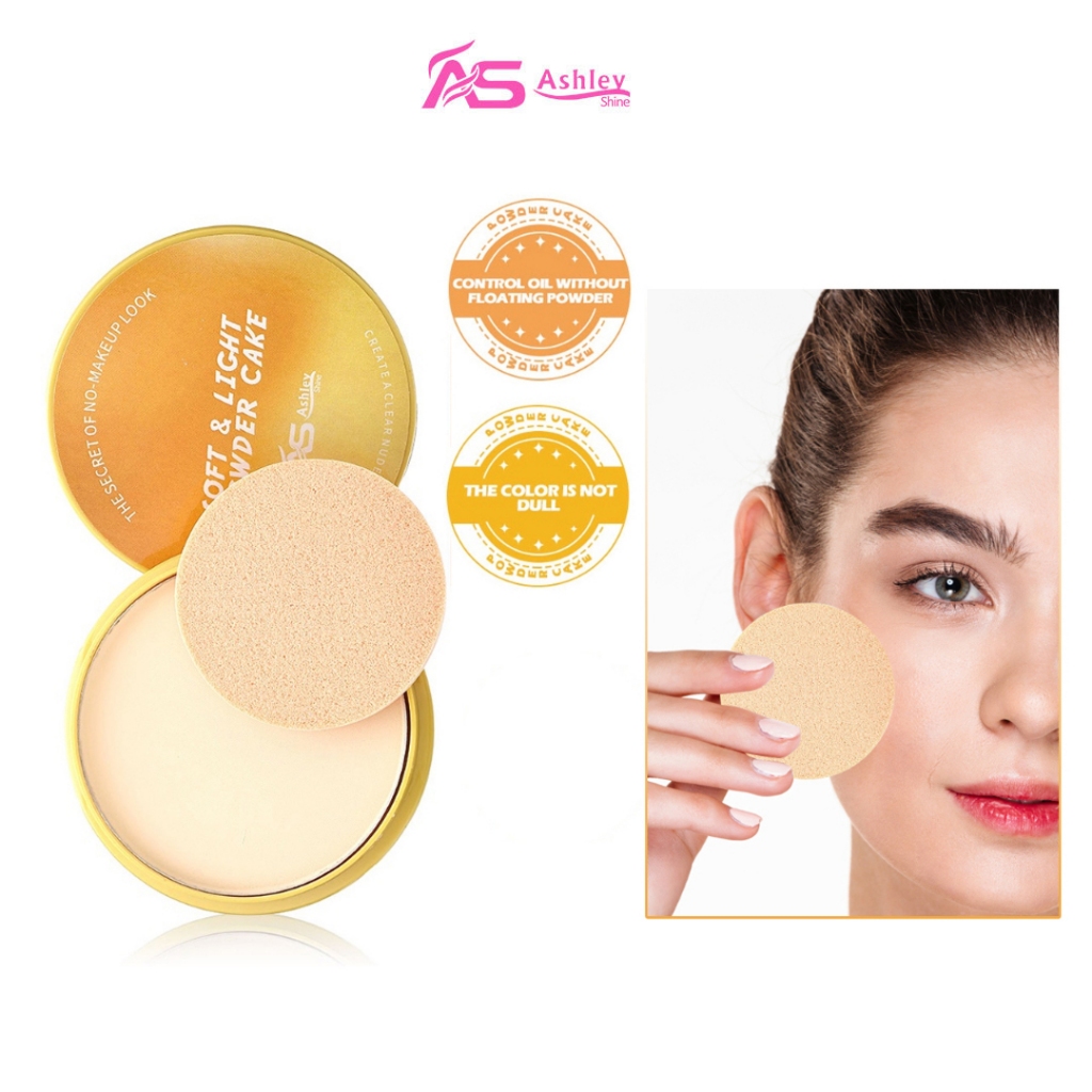 Ashley Shine Loose Powder Soft and Light Face Powder Cake 20g AS8144 ...