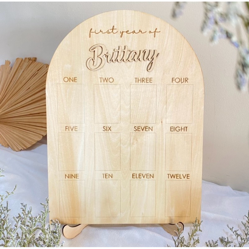 Baby Milestone Photo Board with Stand | Shopee Philippines