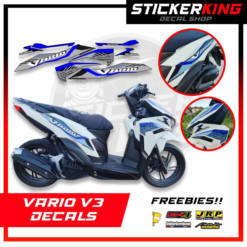 VARIO V3 DECALS (LAMINATED QUALITY PRINT) | Shopee Philippines