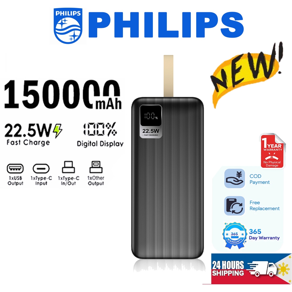 PHILIPS Powerbank Duty 150000mAH Original Power Bank Original Branded ...