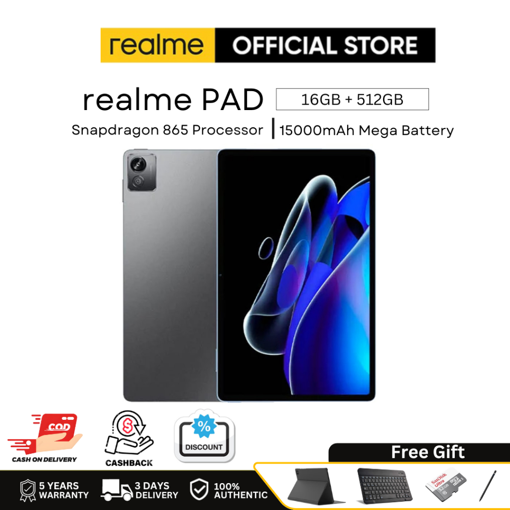 Realme P20 Tablets 12+512GB Android 10.0 Tablet 11.0inch HD Screen PC ...