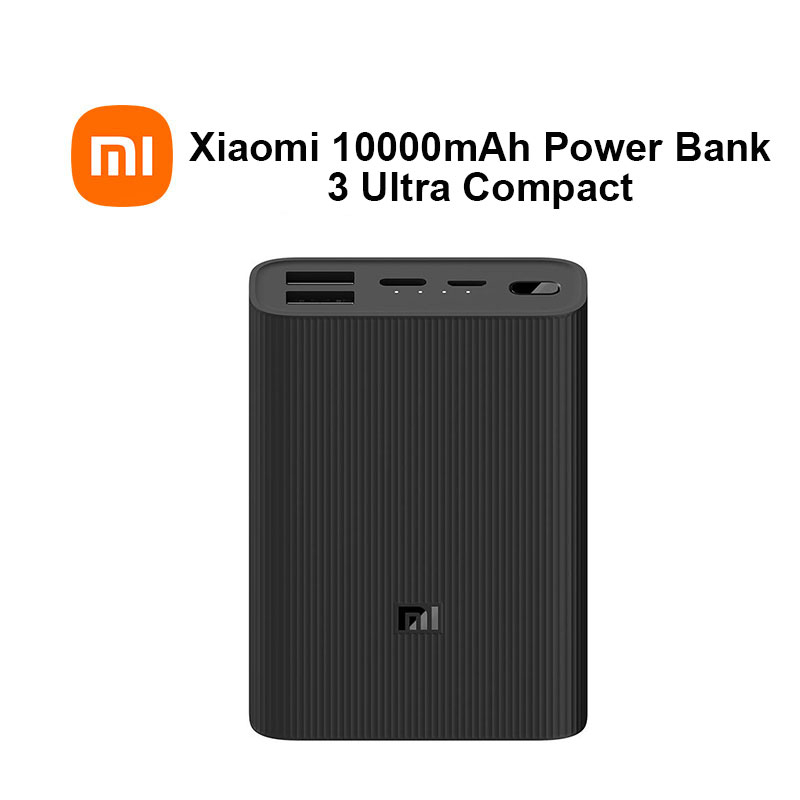 Xiaomi Mi Power Bank 3 Ultra Compact 10000mAh Multi Devices Charging ...