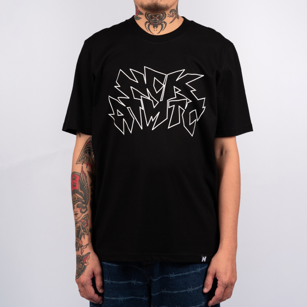 Nick Automatic "Kreeper Stroke" Black T-shirt | Shopee Philippines