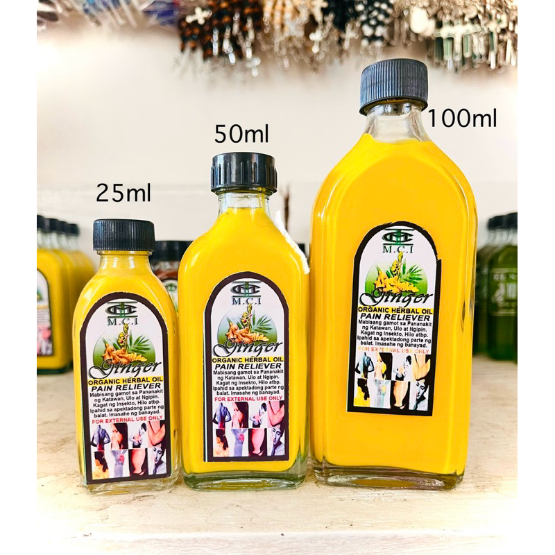 Ginger Liniment Herbal Massage Oil hot(all sizes) | Shopee Philippines