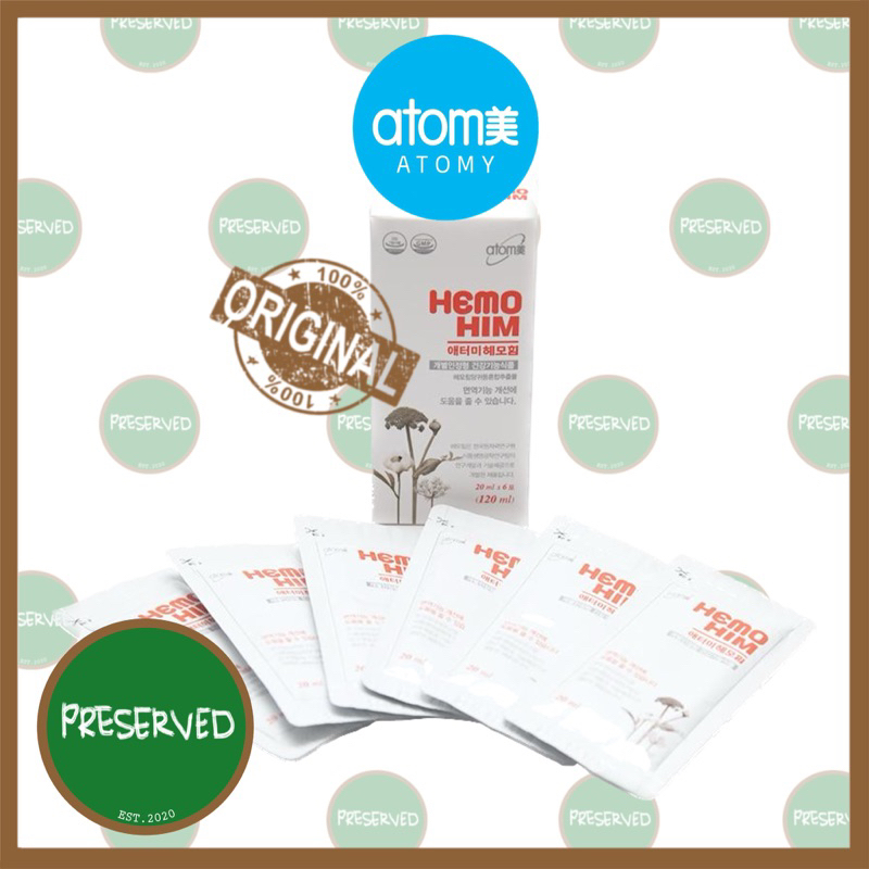 Atomy Korean HemoHim Herbal Extract Immune System Supplement (6 sachets ...