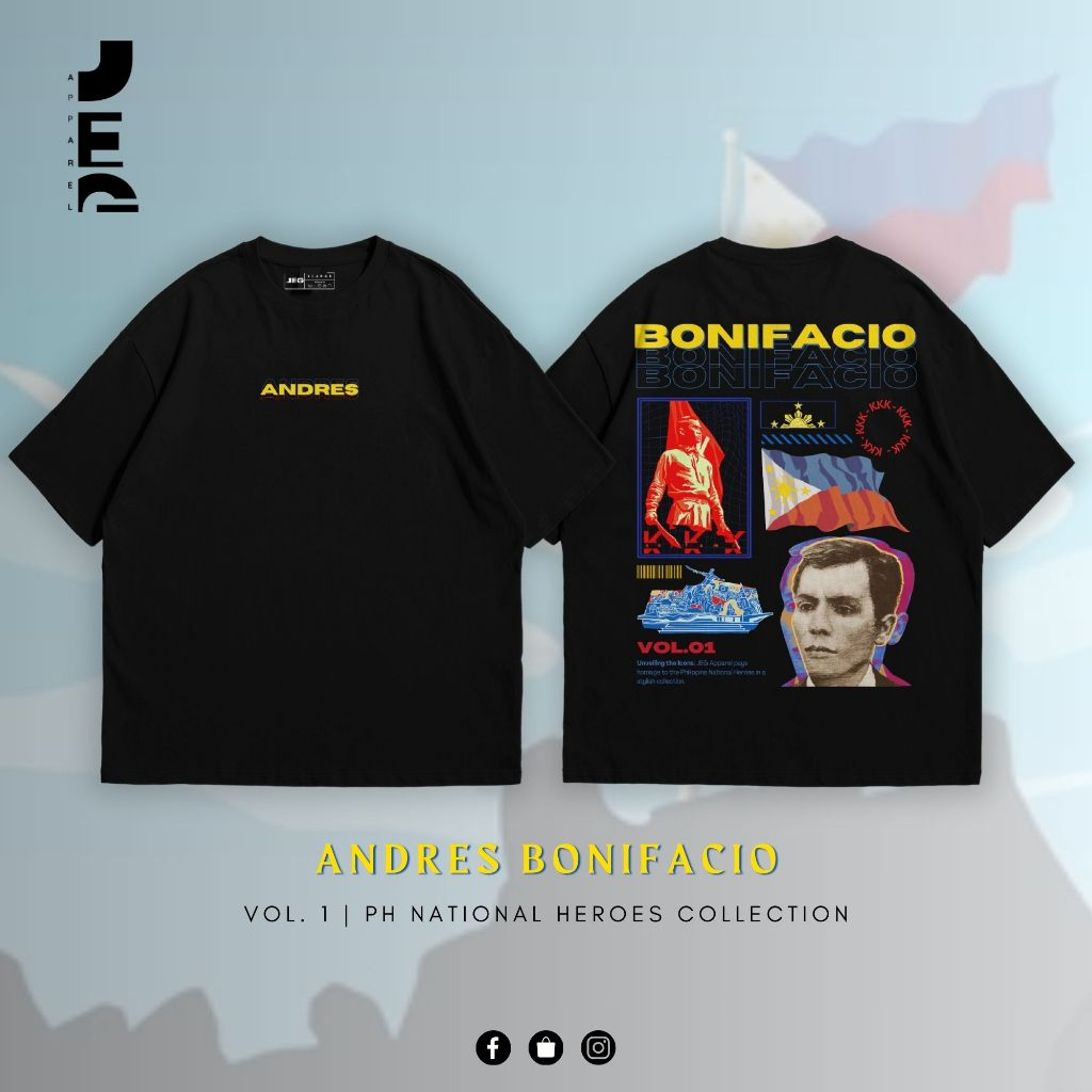 Andres Bonifacio Bayani / Philippine National Heroes Collection Shirt ...