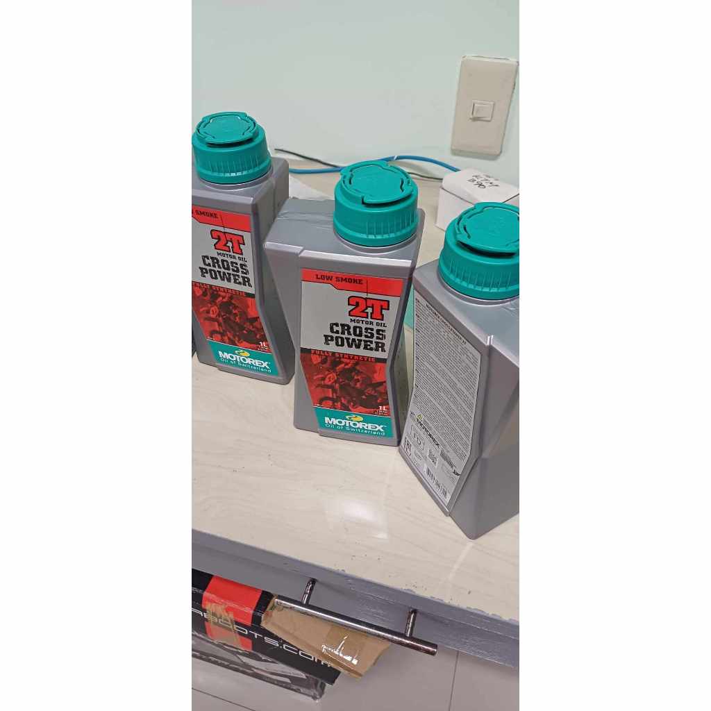 Motorex Motor Oil, 2T, Low Smoke Cross Power, Fully Synthetic | Shopee ...