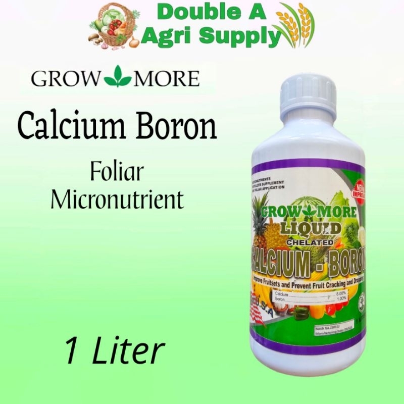 Liquid Calcium Boron Foliar Micronutrient Fertilizer Grow More