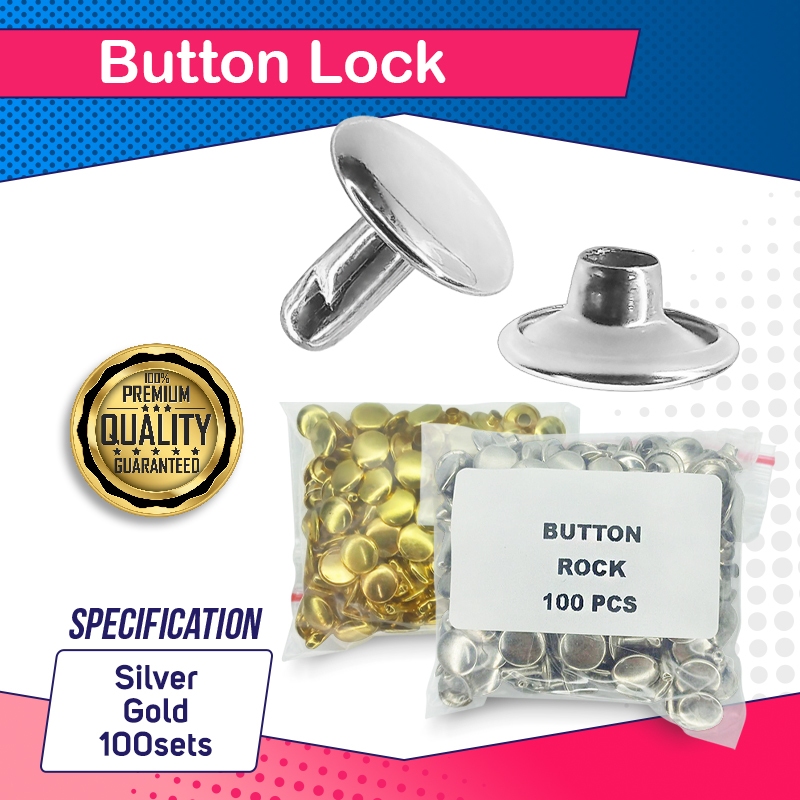 (100pcs) Button Lock / Button Rock (Rematse) | Shopee Philippines