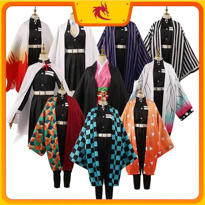 Demon Slayer Costume Kimetsu no Yaiba outfits cosplay Kamado Tanjirou ...