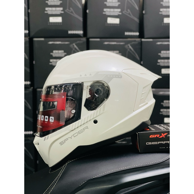 SPYDER Radar Fullface Single Visor Helmet (No Spare Visor) | Shopee ...