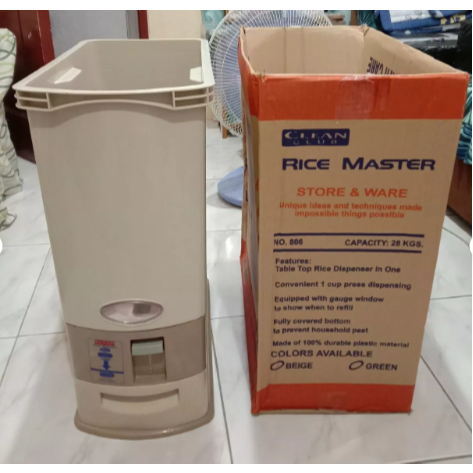 Rubenmaker - 806 Clean Club Rice Master/Rice Dispenser 28kg | Shopee ...
