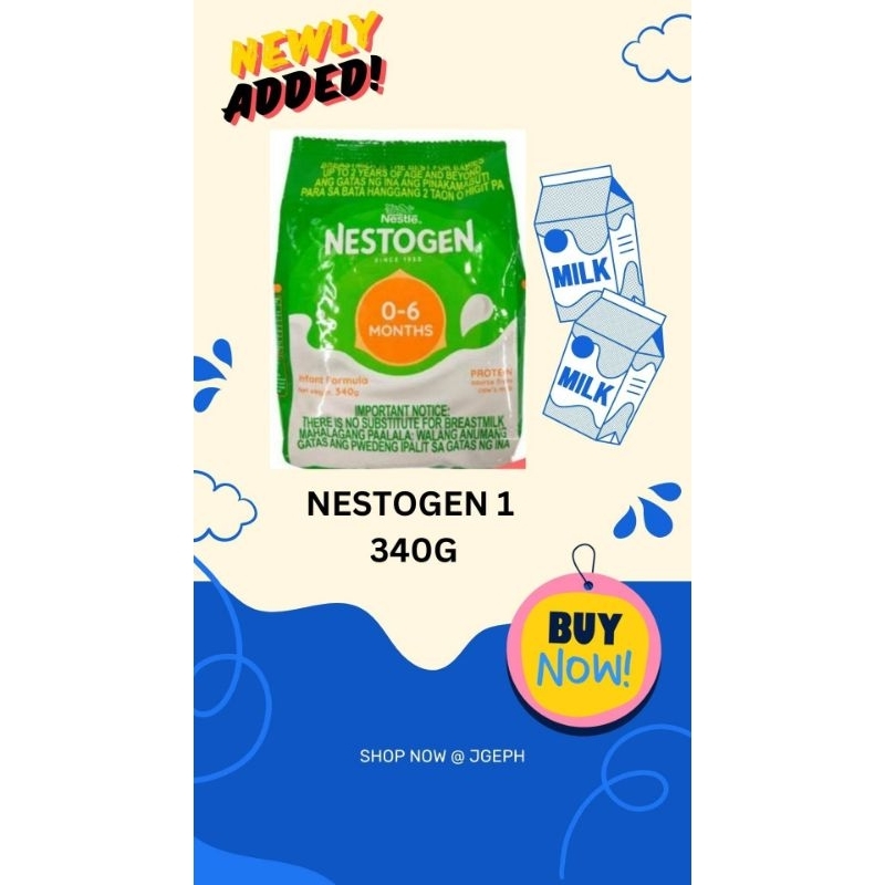 NESTOGEN 1 340G (0-6 MONTHS) | Shopee Philippines