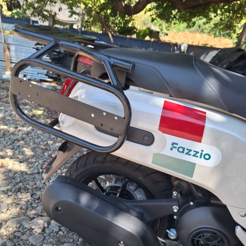 YAMAHA MIO FAZZIO - TOP BOX BRAKET WITH SIDE PANNIER (HEAVY-DUTY)powder ...