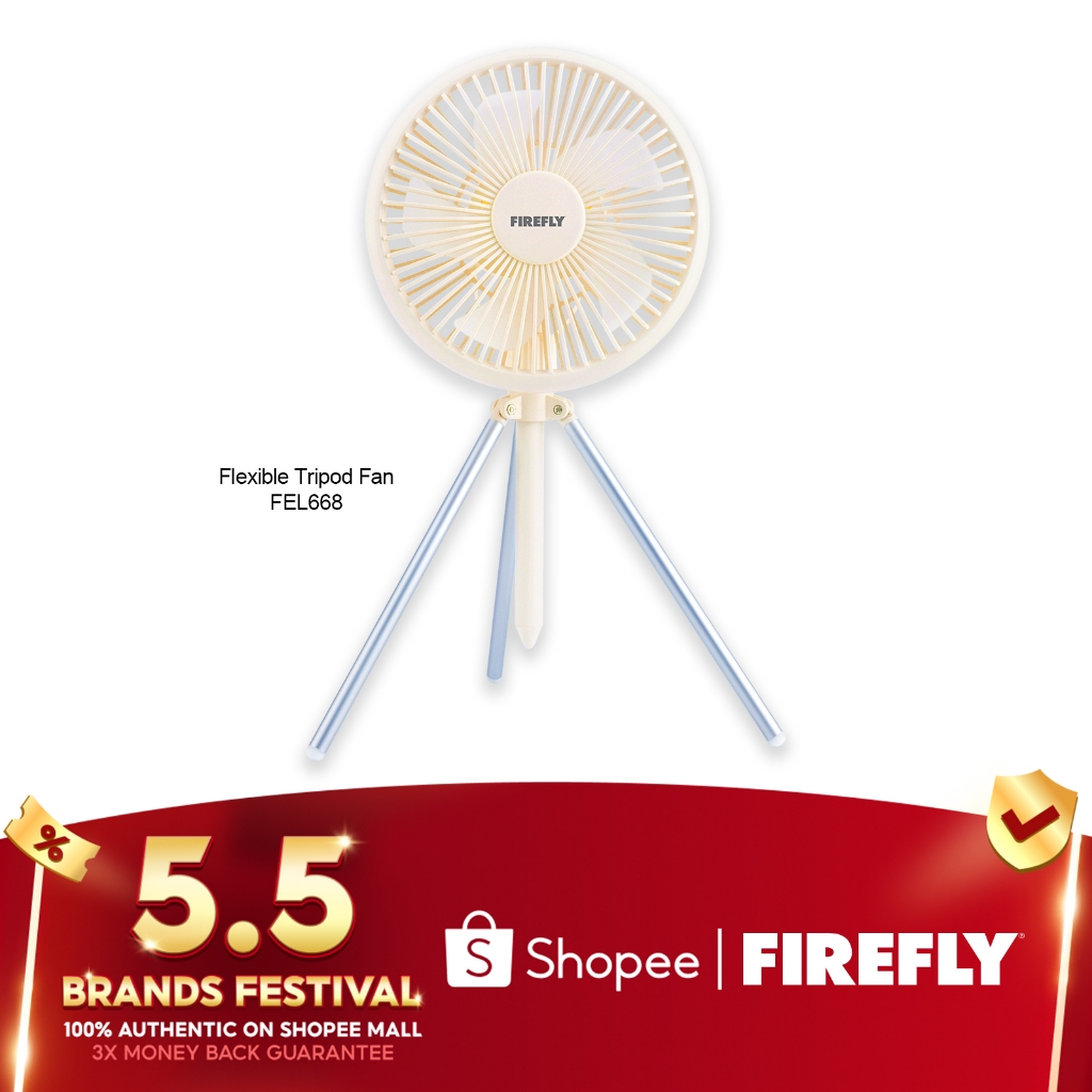 Firefly Flexible Tripod Fan | Shopee Philippines