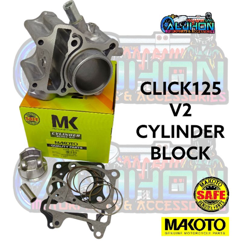 MAKOTO CLICK 125i V1/V2 CYLINDER BLOCK KIT STD 9003-1466 | Shopee ...