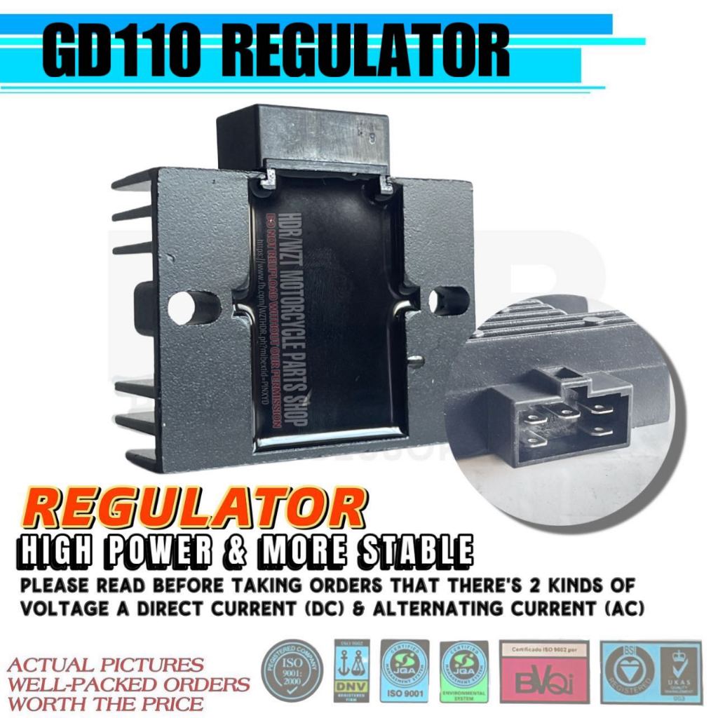 HDR REGULATOR RECTIFIER 5PINS FOR SUZUKI GD110 / GD 110 JAPAN QUALITY ...