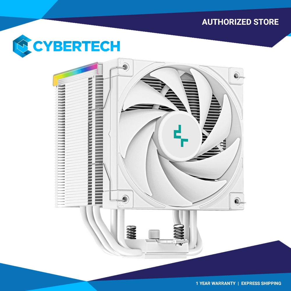 DeepCool AK500 DIGITAL WH Air Cooler Single Wide Tower Real-Time CPU ...