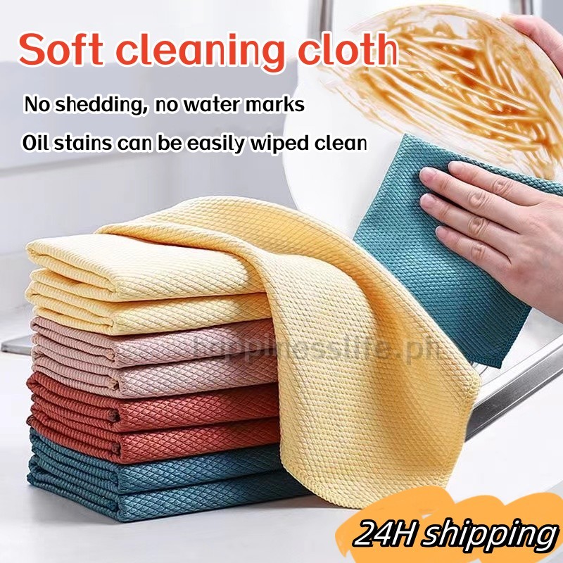 1pc Kitchen Cleaning Cloth Soft Kitchen Washing Dish Bowl Cloth ...