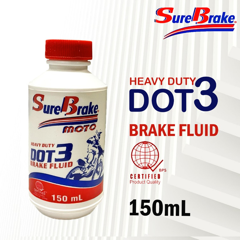 Surebrake Moto Brake Fluid DOT3 150ml | Shopee Philippines