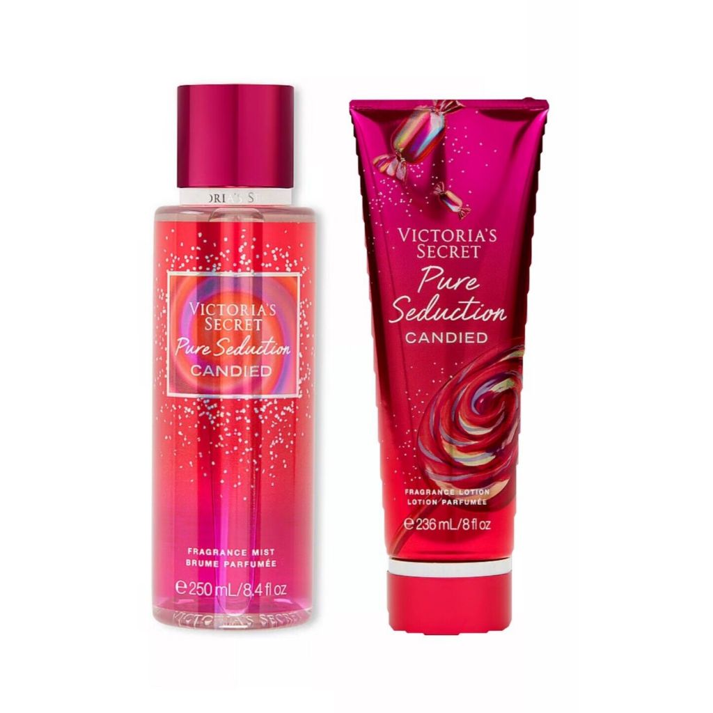 Victoria's Secret Pure Seduction Candied Fragrance Mist and Body Lotion ...