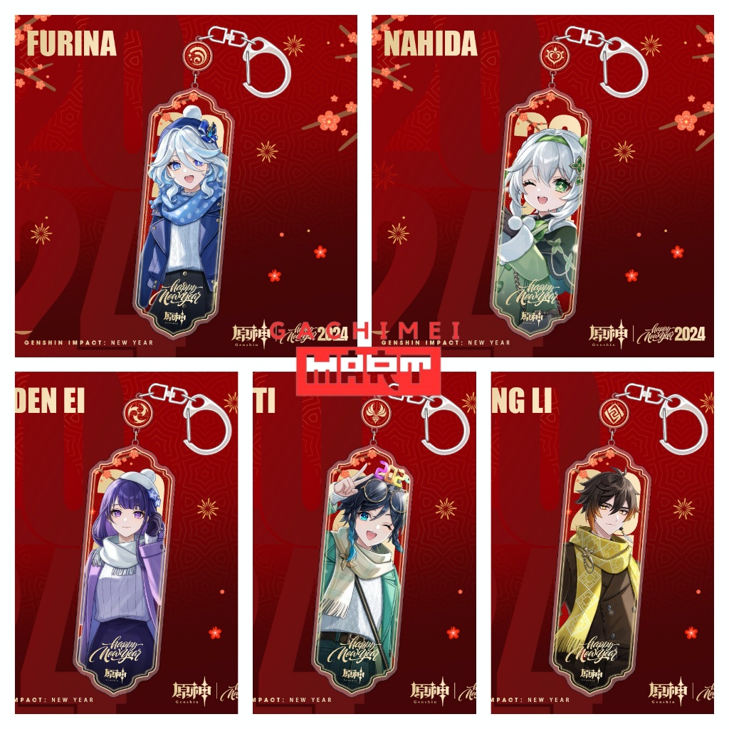 GM Genshin Impact Game 2024 LIMITED EDITION Archons Double Sided 8.5cm ...