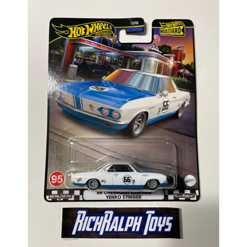 Hot Wheels Premium Boulevard ‘66 Chevrolet Corvair Yenko Stinger ...