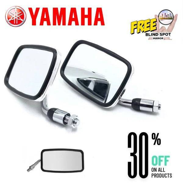 YAMAHA Sniper 155-150 SIDE MIRROR CHROME Motorcycle SQUARE side mirror ...