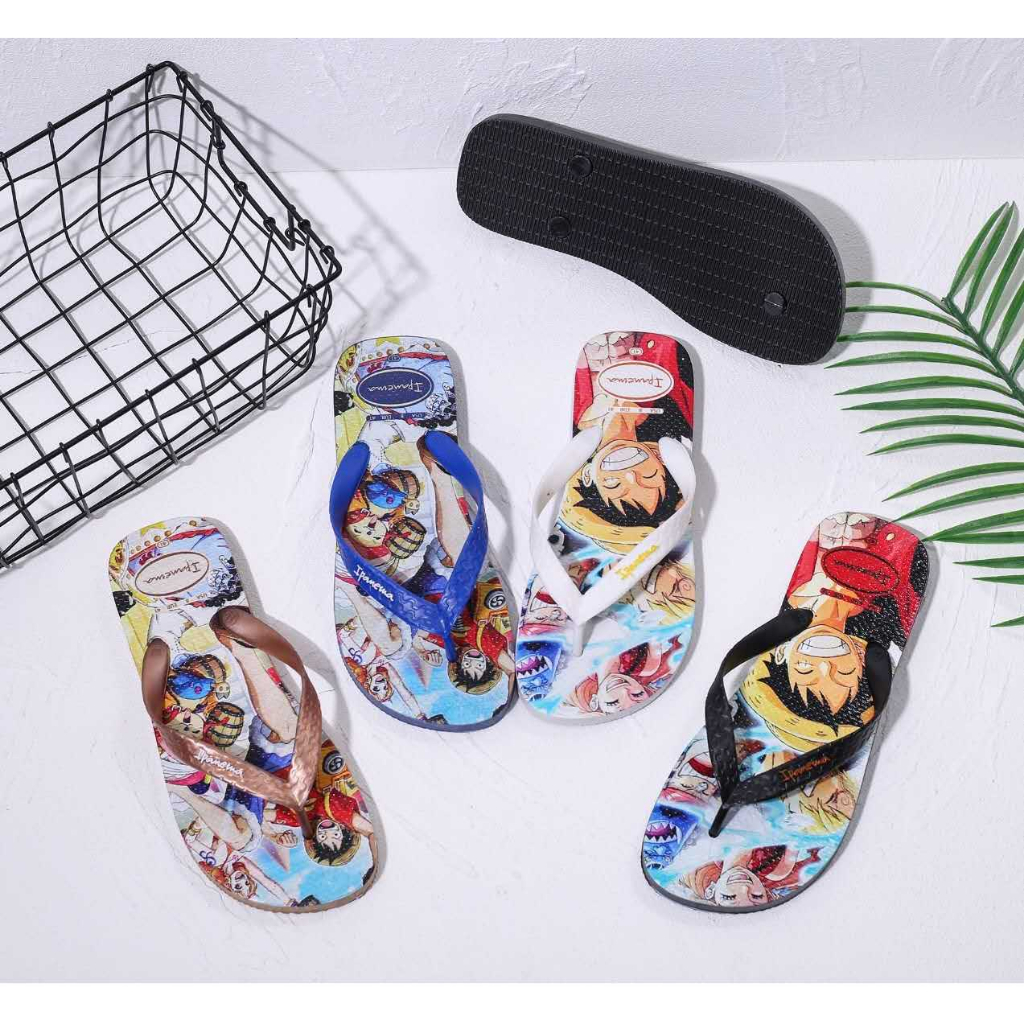 New Arrival Slippers For Men With One Piece Anime and Lebron Design ...