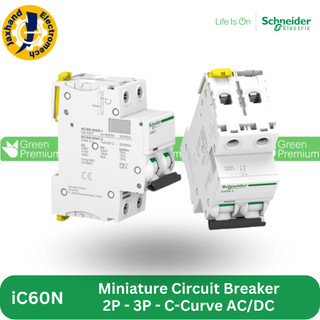 Schneider iC60N 20kAic AC/DC Miniature Circuit Breakers - 2A -63A 230V ...