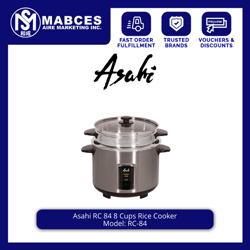 Asahi RC-84 8 Cups Rice Cooker | Shopee Philippines