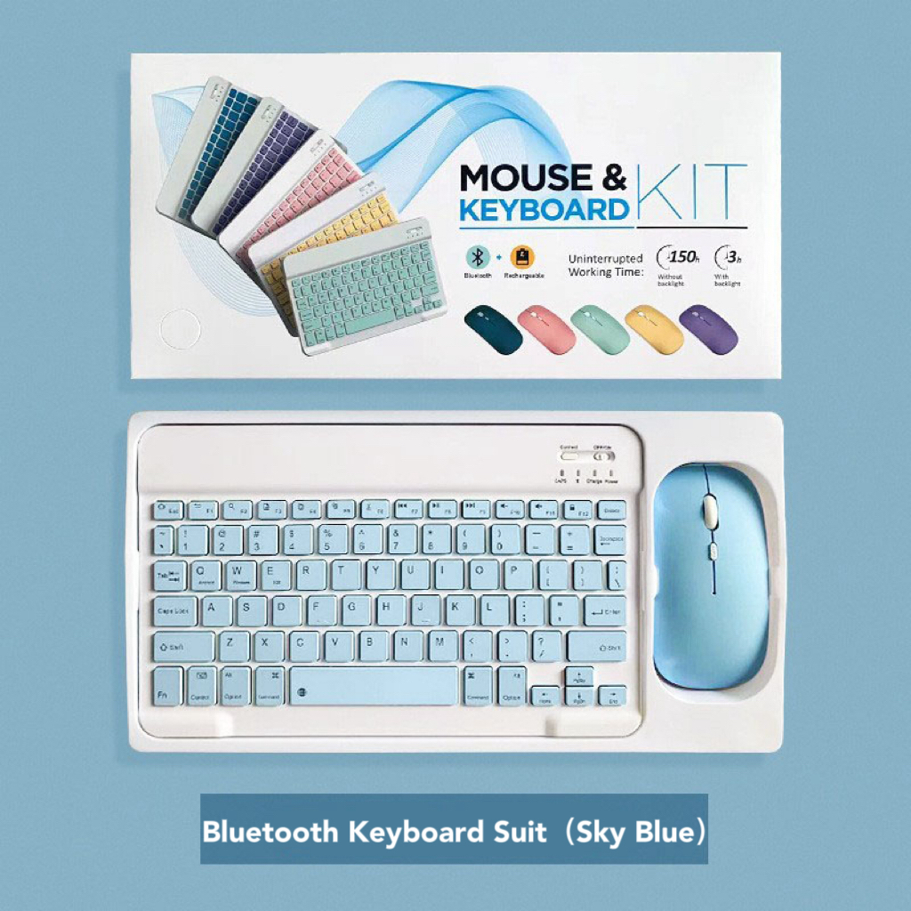 10 inch Wireless Bluetooth Mini Mobile Keyboard And Mouse Suitable For ...