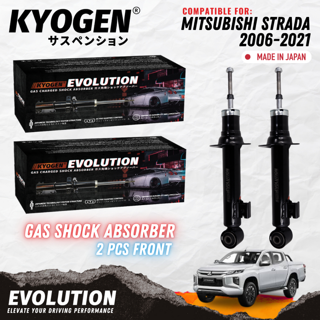 Kyogen Japan Front Gas Shock Absorber For Mitsubishi Strada 2006-2021 ...
